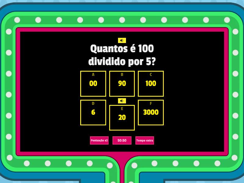 Matematica - Gameshow quiz