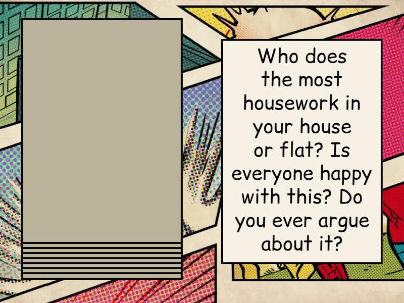 Housework - Speaking cards