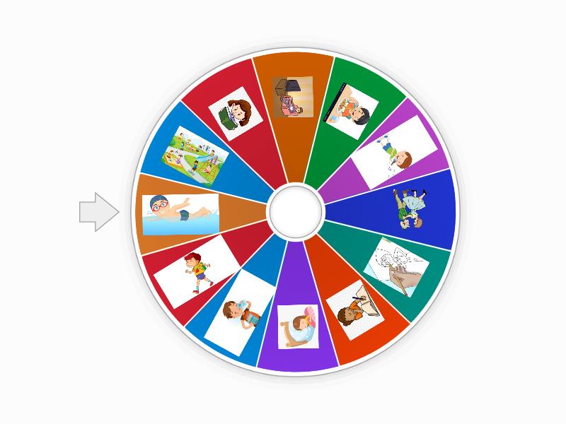 Verbs (play, read, watch TV, eat, sing, dance, draw. write, sleep ...