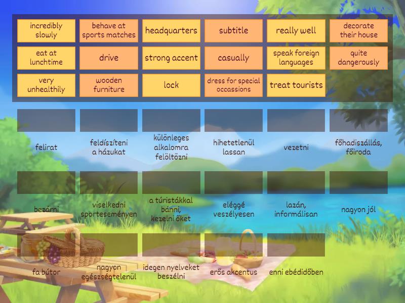 first impressions (pre-int 11A) - Match up
