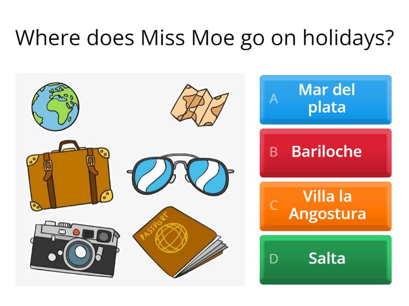All about Miss Moe - Quiz