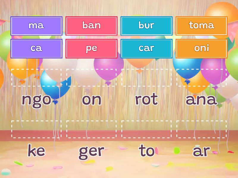 U10 AS1 Vocabulary - Match up