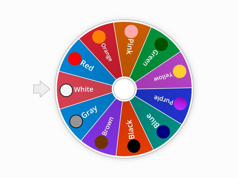 Colors - Spin the wheel