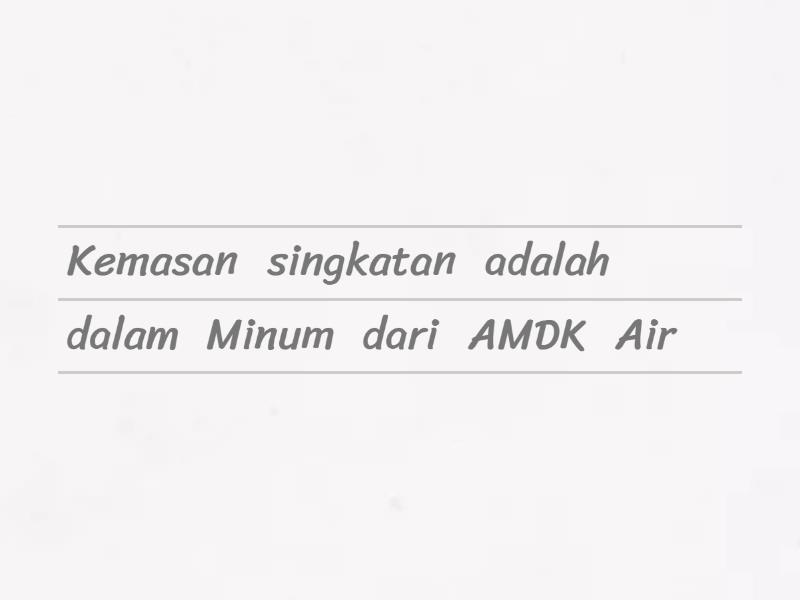 Latihan Menyusun Kata Menjadi Kalimat Teks Berita 7 - Unjumble