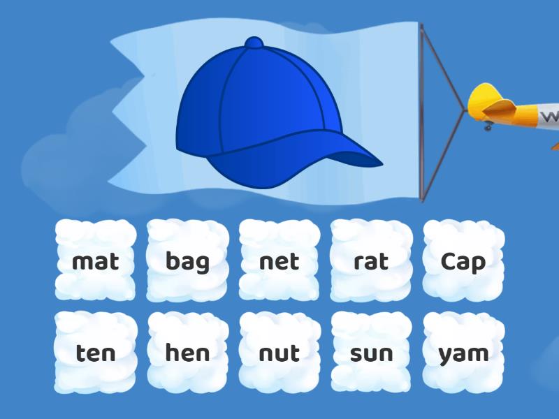 cvc words - Find the match