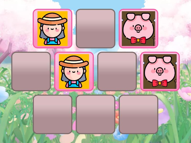 3 pigs memory - Matching pairs