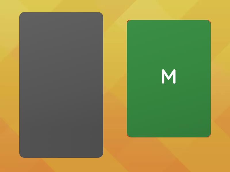 letras - Speaking cards