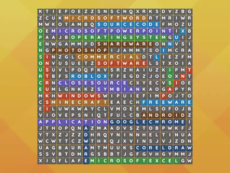 Software - Wordsearch