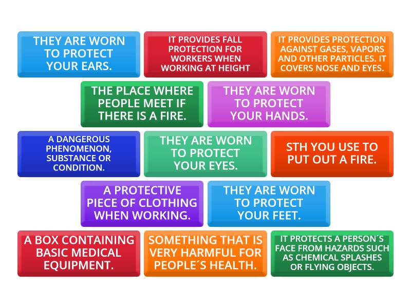 GUESSING GAME - HEALTH AND SAFETY - Flip tiles