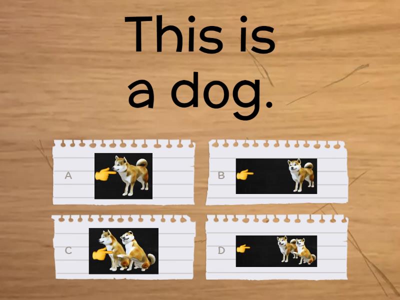 Demonstrative Pronouns: this/that/these/those game - Quiz