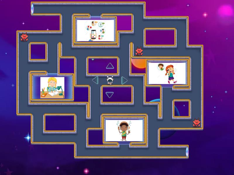 Actividades en casa maze chase - Persecución en el laberinto