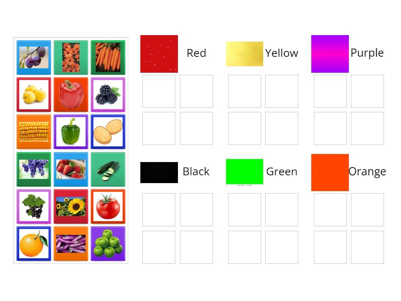 colours - Group sort