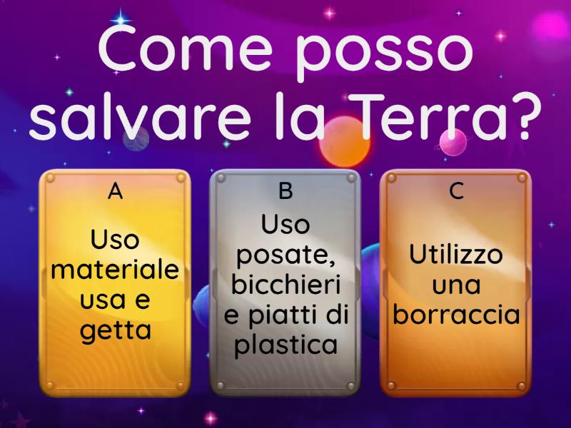 La Giornata Mondiale della Terra - Quiz