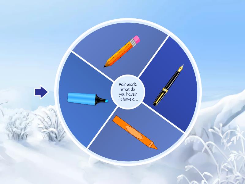 REVIEW SENTENCE - Spin the wheel