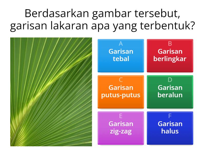 Jenis Garisan dalam Lakaran RBT Tahun 4 - Quiz