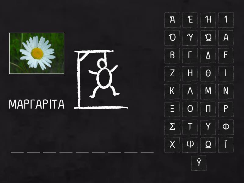 ΠΑΙΖΩ ΚΡΕΜΑΛΑ - Hangman