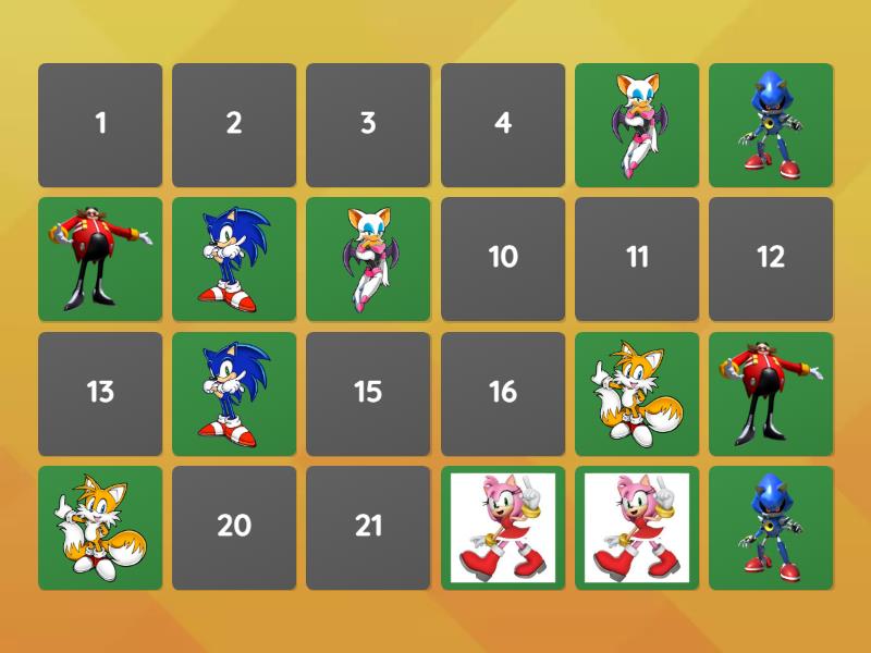 sonic 3 - Parejas