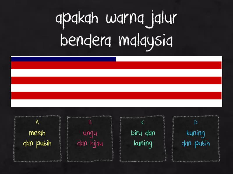 Kenali warna bendera malaysia - 測驗