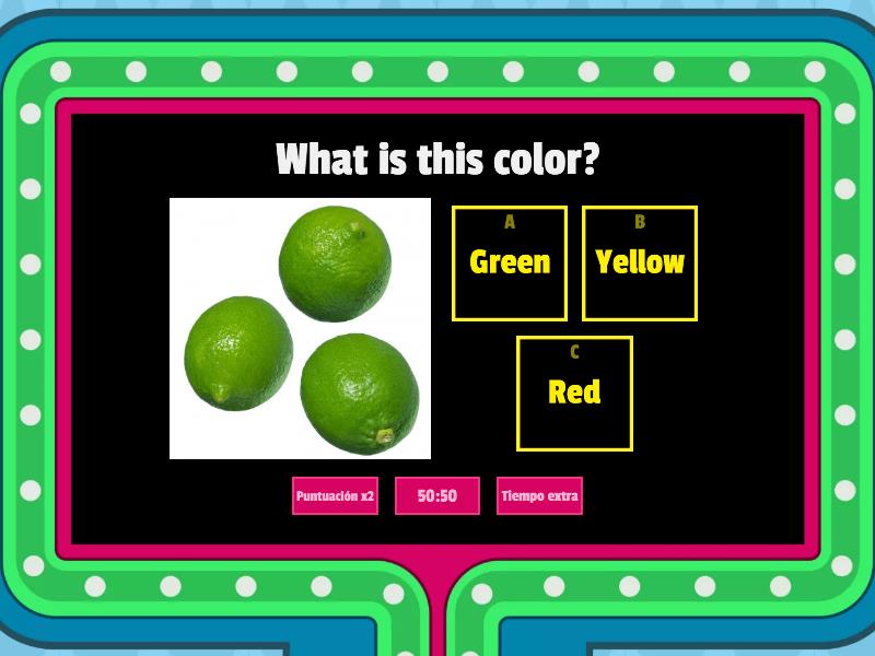 Colors - Gameshow quiz