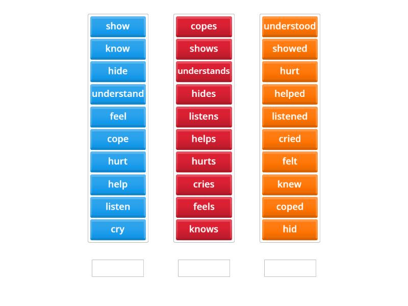 Action verbs Project 1 - Make sets