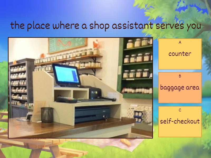 grocery store words - Quiz