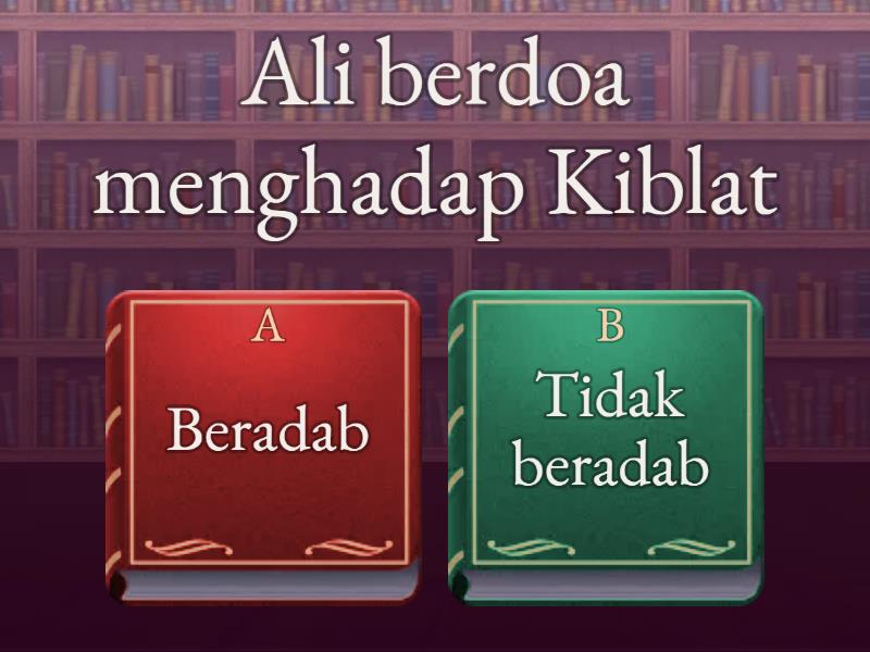 Adab berdoa tahun 2 - Quiz