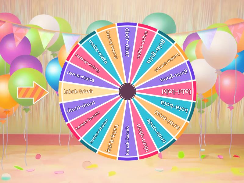 (3) PUTAR DAN BINA - Spin the wheel