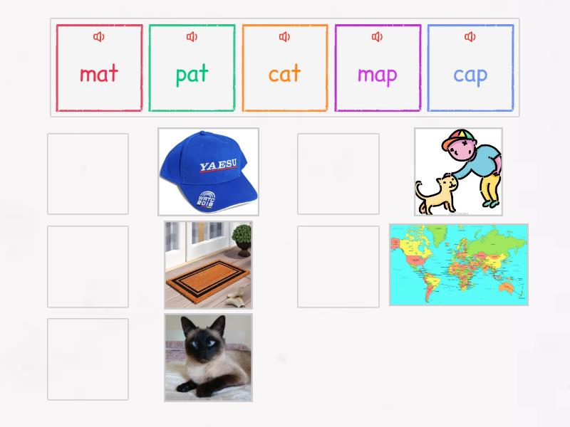 Stage 1 (short a) - Match up