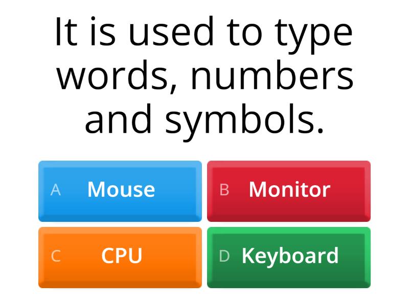 Ch 1 Computer And Its Components Input And Output Devices Quiz