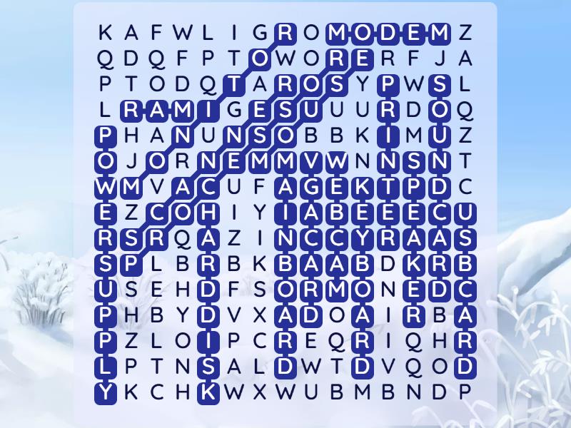Komponen Komputer - Wordsearch