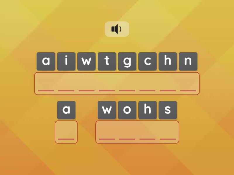 P2 1st Term Dictation 1 - Anagram