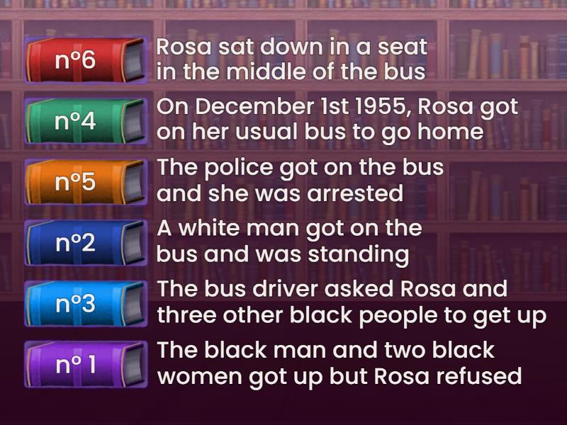 The Montgomery bus incident - Match up