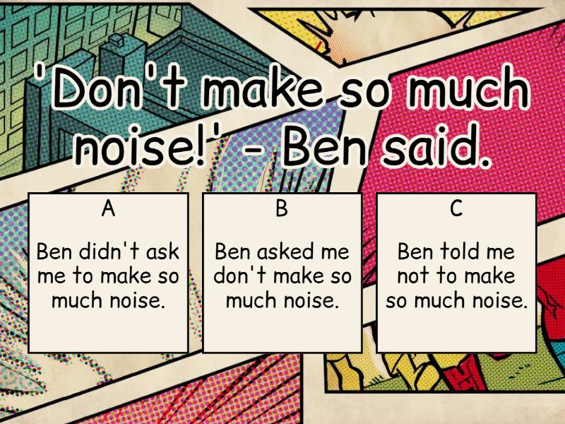 Verb + object + infinitive (teen Think 2) - practice - Quiz