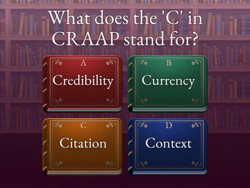 The CRAAP Test - Quiz