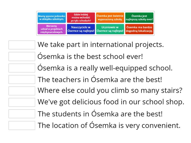 8 reasons why :) - Match up