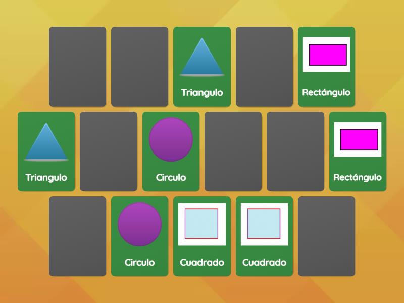 Memoria de figuras geométricas - Matching pairs