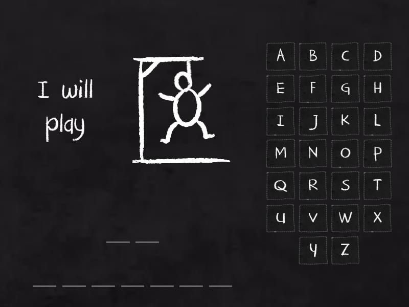 le futur simple (verbes reguliers en er) - Hangman