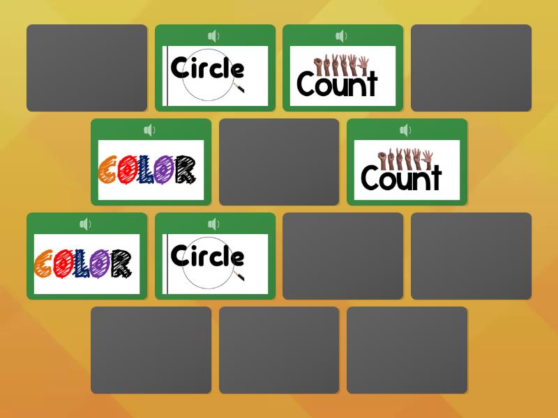 Directions - Matching pairs