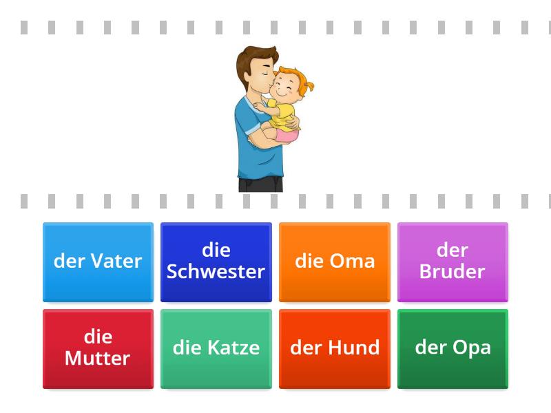 Meine Familie - Find the match