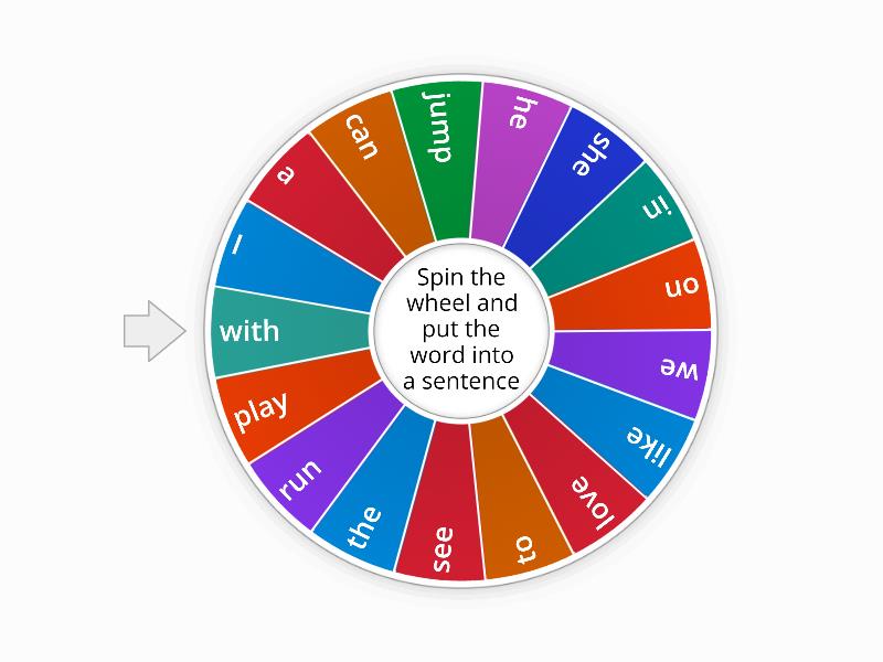 Tricky Word Wheel RSH - Spin the wheel