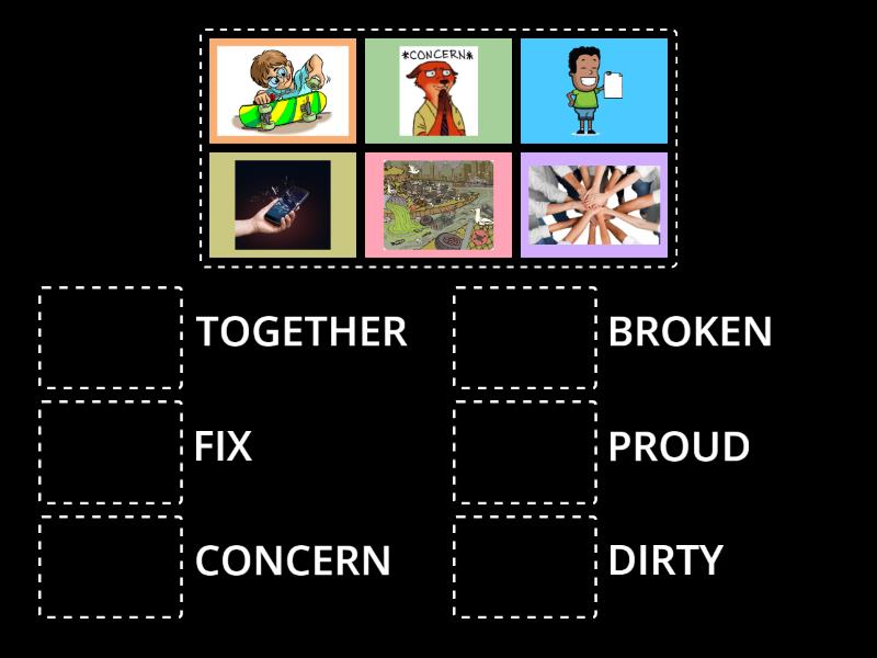 VOCABULARY READING EXERCISE - Match up