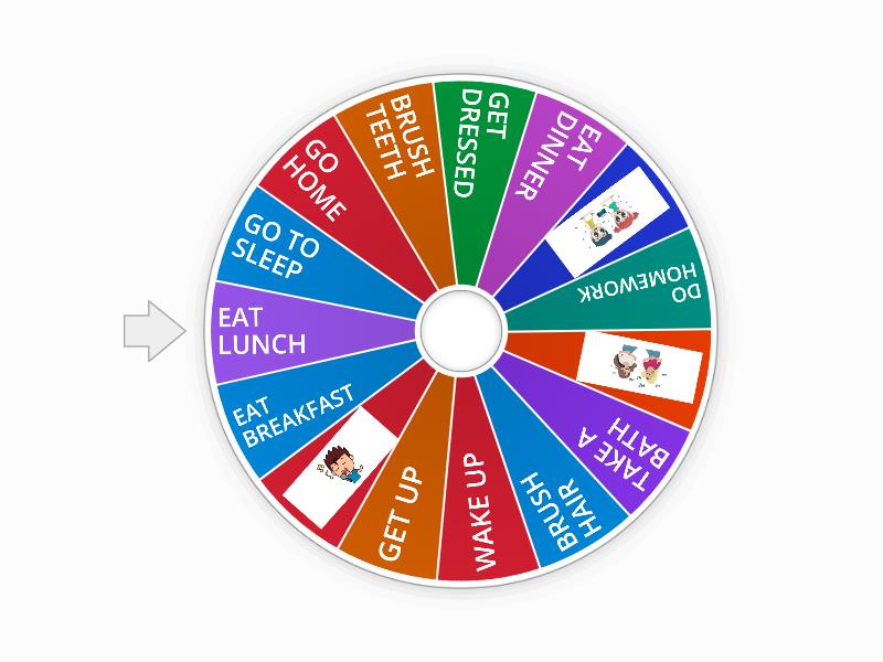 DAILY ROUTINE 2 - Spin the wheel