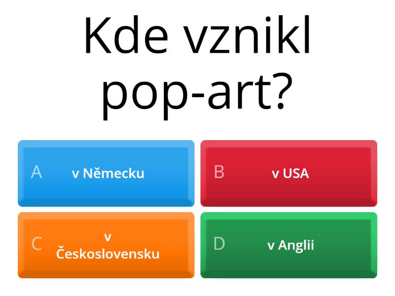 Pop-art - Quiz