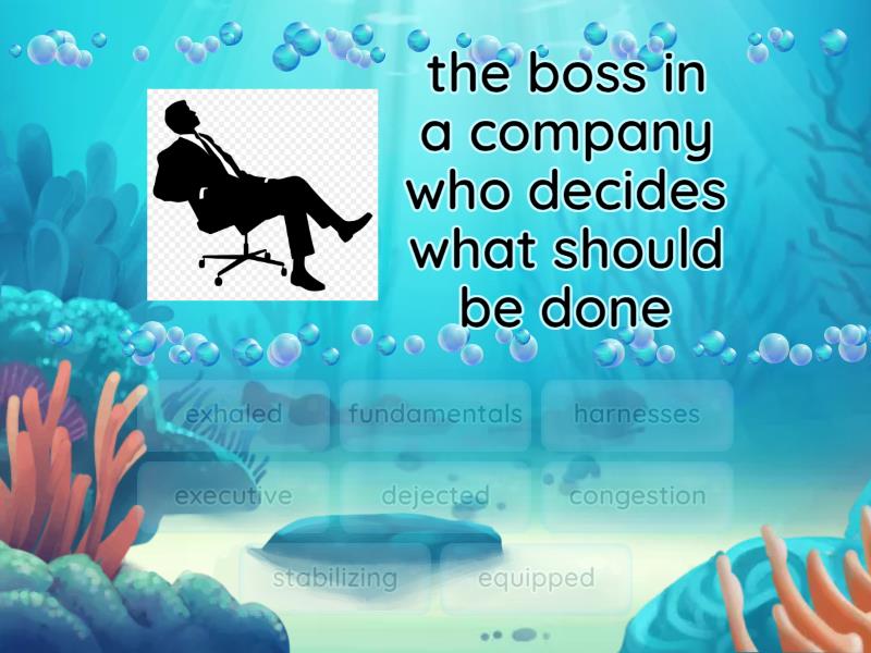 Sometimes A Dream Needs a Push Vocabulary - Find the match