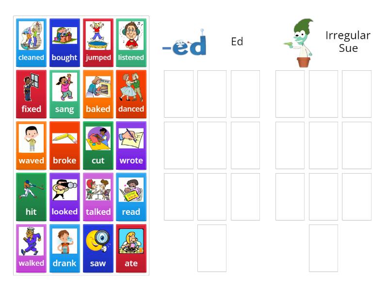 -ED OR IRREGULAR SUE - Group sort