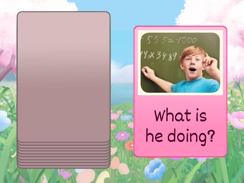 FORM 4 Present Continuous: - Speaking cards