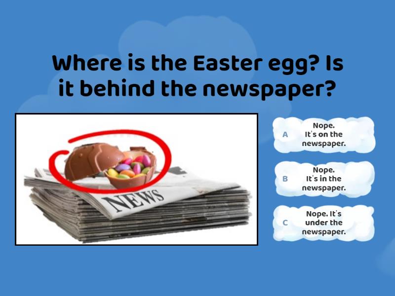 Splat the cat, where's the Easter bunny? - Test