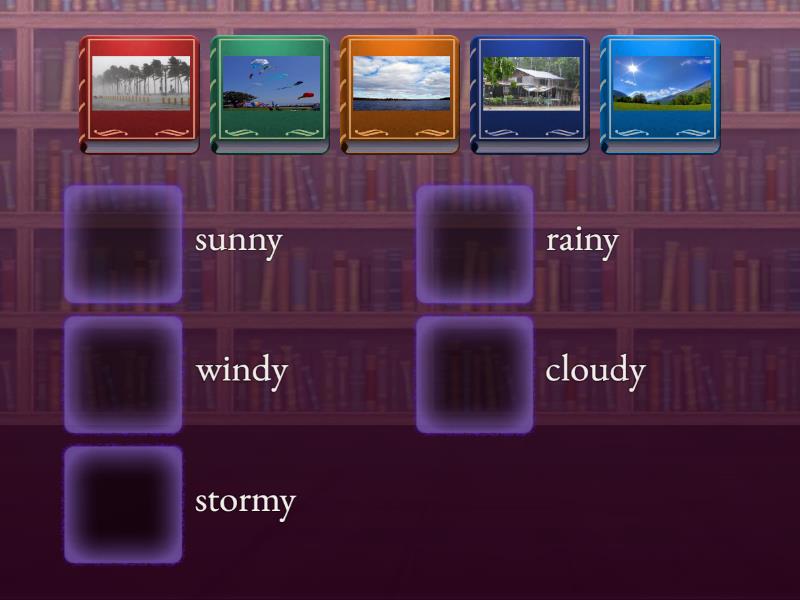 Types of Weather - Match up