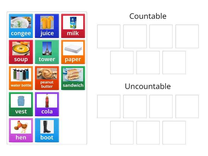 [EEC] Countable and Uncountable - Group sort