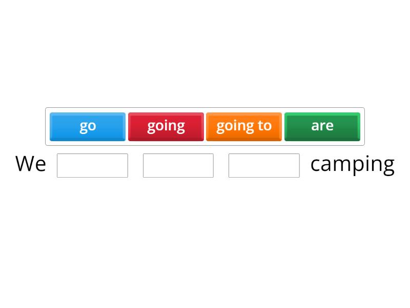 Be going to - structure - Complete the sentence